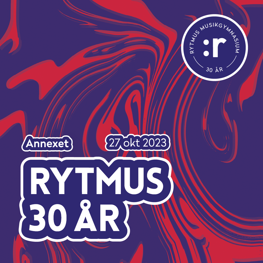 27 oktober 2023 Rytmus konsert på Annexet | Säkra din biljett